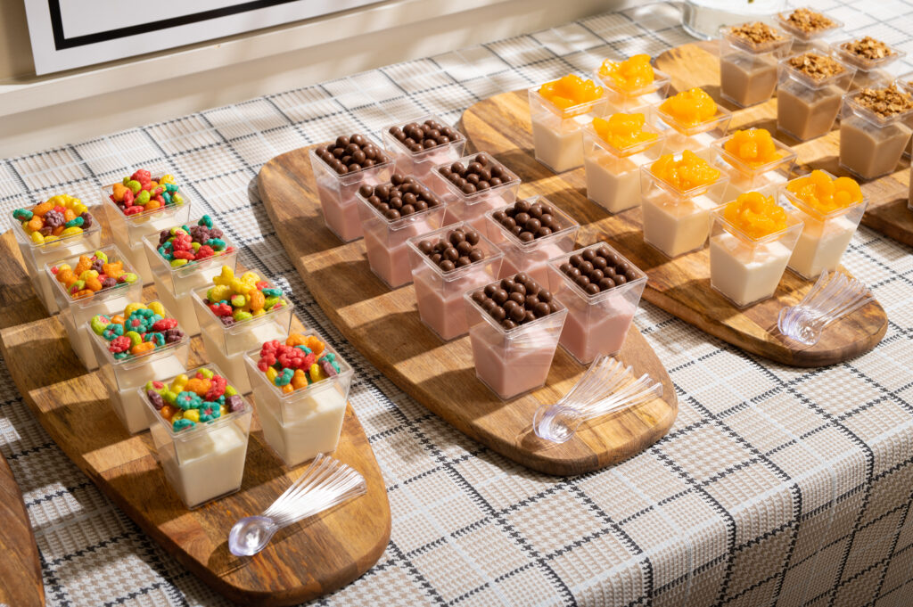 Festive Greek Yogurt Bar for Chanukah