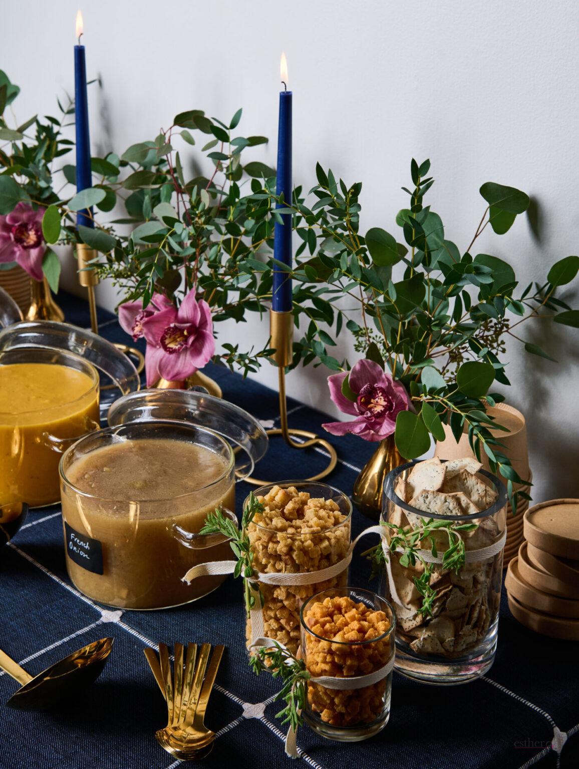Ultimate Soup Bar: Cozy Setup & Toppings | Esther O.