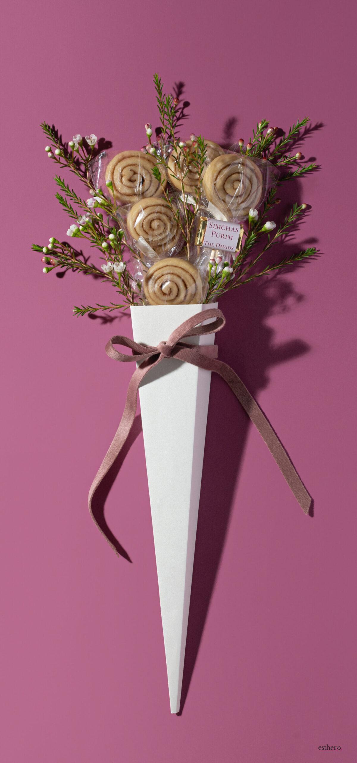 Creative Edible Bouquets for Purim Gifts | Esther O Design