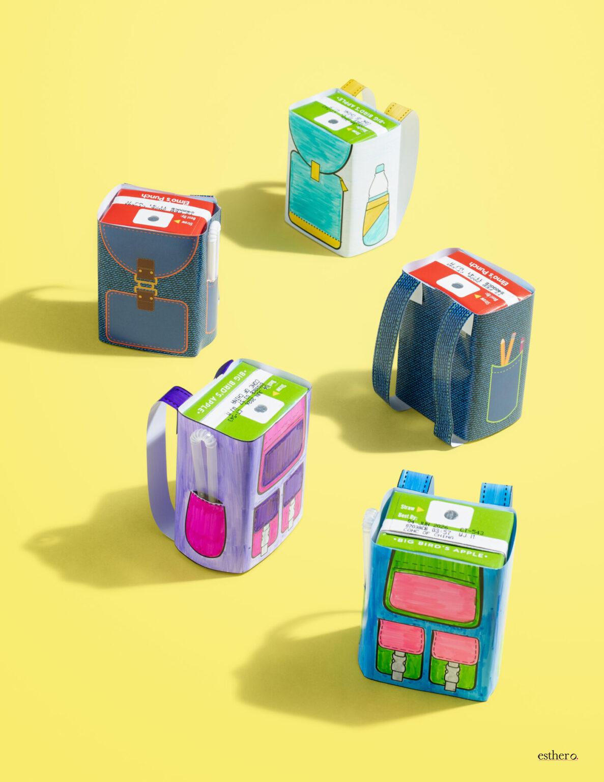 Back to School Juice Box Craft – Printable | EstherO Design