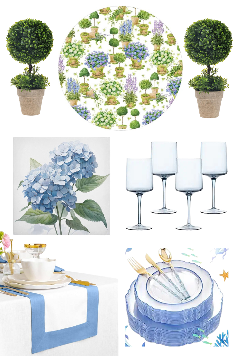 Hydrangea Tablescape for Your Next Celebration | Esther O Design