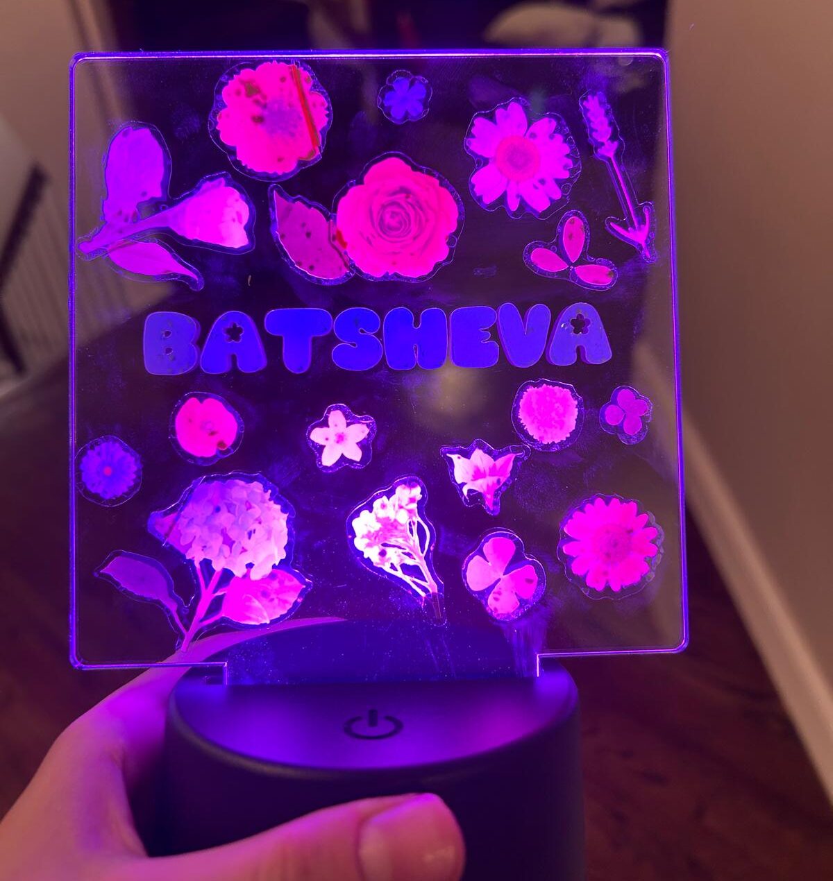 Acrylic Night Light Craft - Esther O